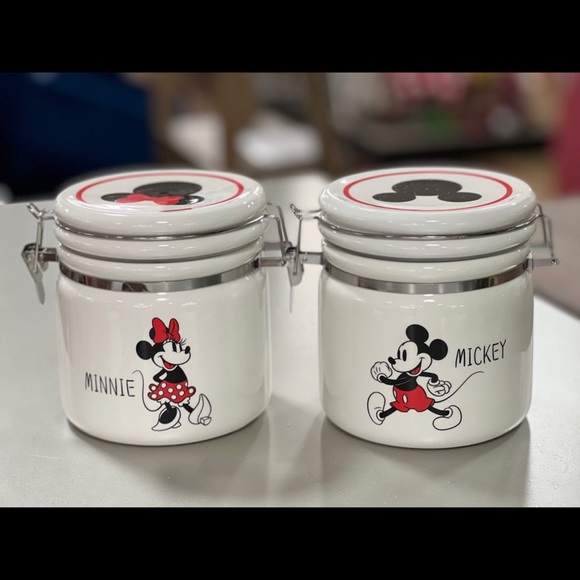 Disney | Other | 2 Double Side Mickey Minnie Mouse Containers | Poshmark